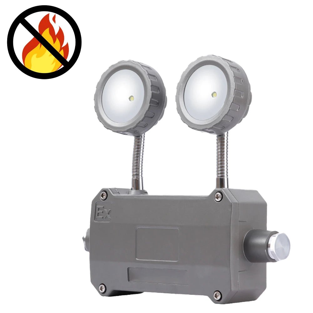 Ultralight Explosion Proof Emergency Light – Twin Spot LED, IP65 Water