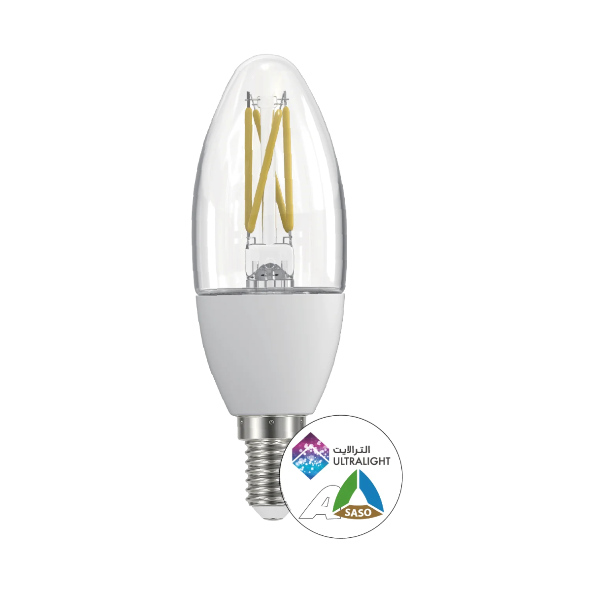 Ultralight LED Bulb 3.7W E14 With 5 Years Warranty (UTL-C600SG)
